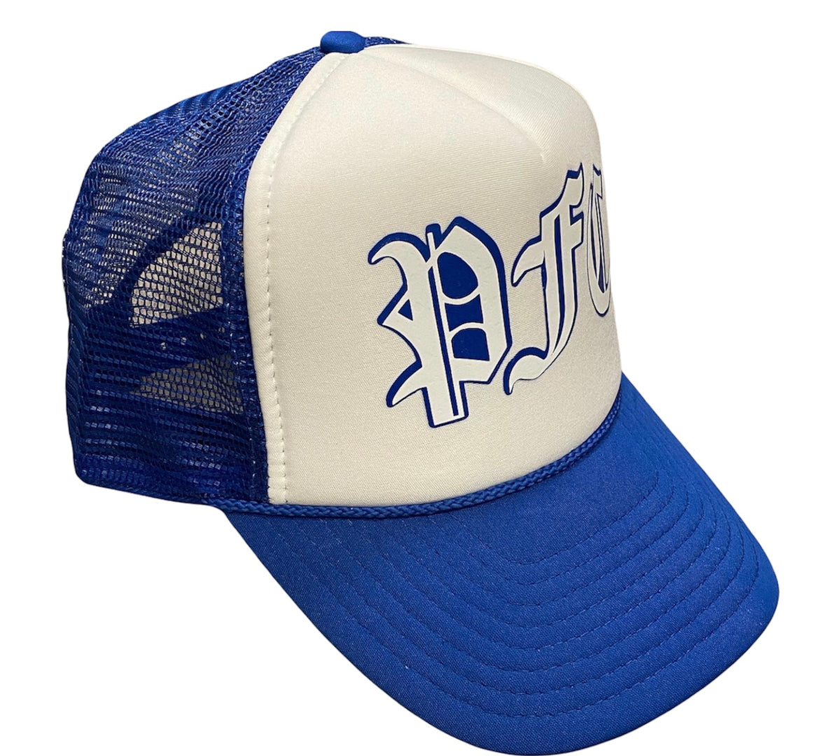 PocketFul Old English Cap - Royal/White – PocketFul Shop 🌍